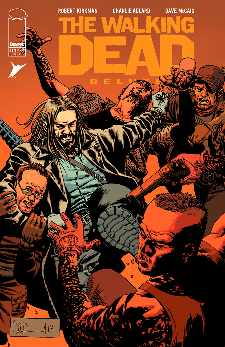 WALKING DEAD DELUXE #114 CVR B CHARLIE ADLARD & DAVE MCCAIG VAR (MR ...